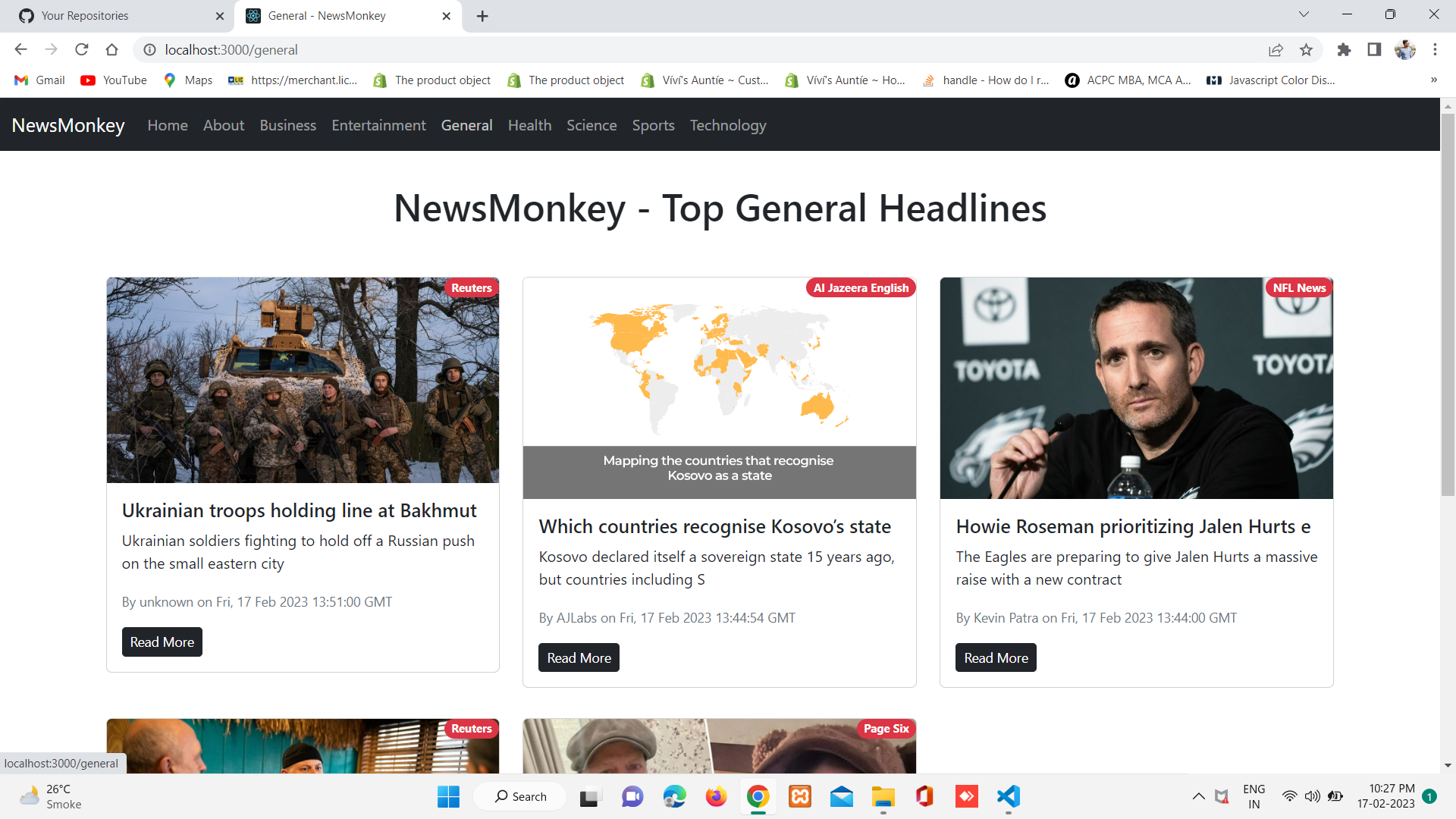 GitHub - gauravkumarchhipa/News-App-Using-ReactJs: This project is our News App. this project in ...