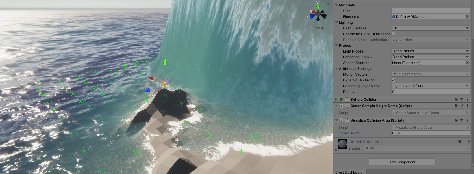 [HDRP] Underwater effect not displayed through high bumps of water · Issue #458 · wave-harmonic ...