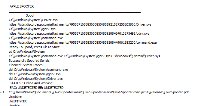 GitHub - INFARCTED/fortnite-Apple-spoofer-driver-leak