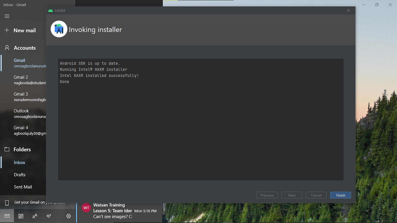 Intel HAXM is not installed in Android studio although i install already again say not installed ...