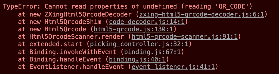 Initialize camera ZXing error! QR_CODE · Issue #390 · mebjas/html5 ...