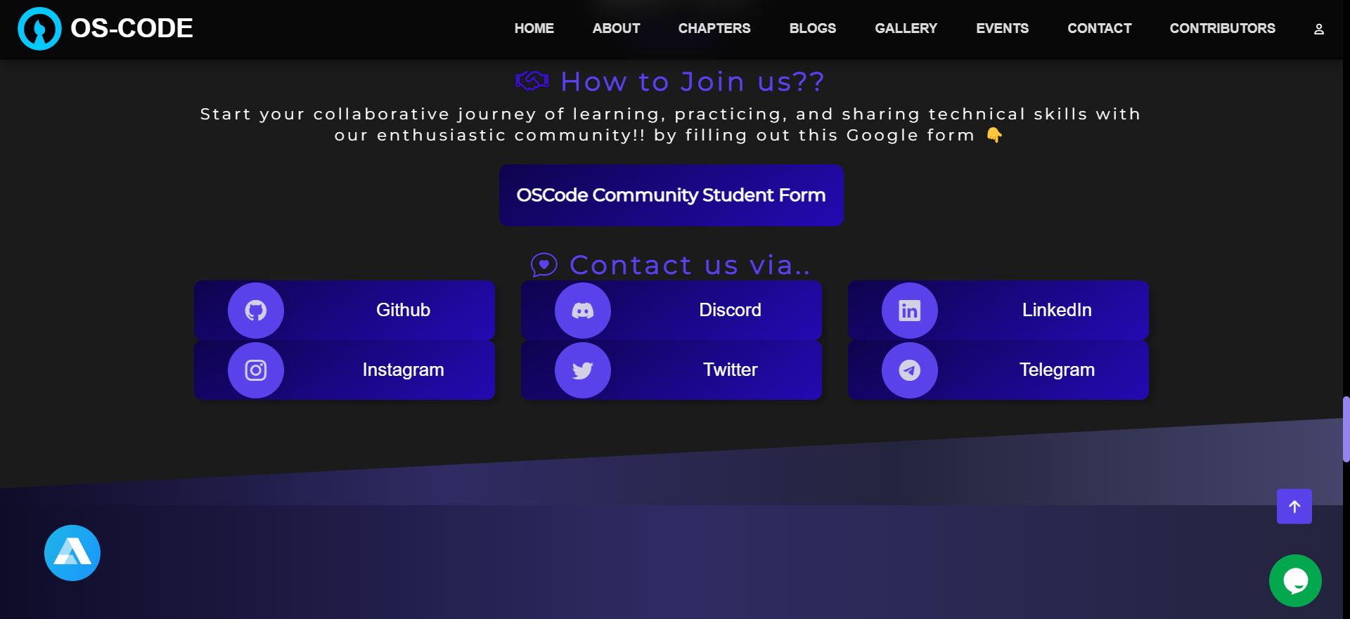 [Bug]: Join us section cards improvement · Issue #1408 · OSCode ...