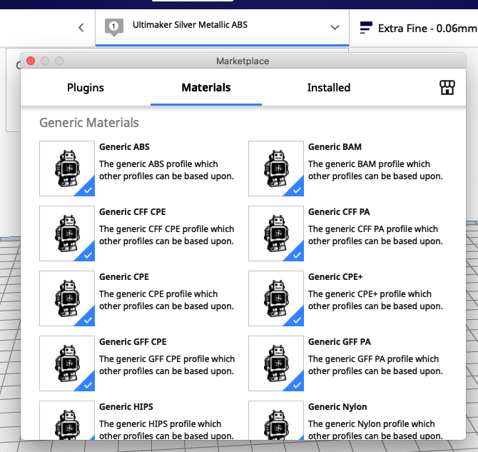 Materials List gets corrupted · Issue #7222 · Ultimaker/Cura · GitHub