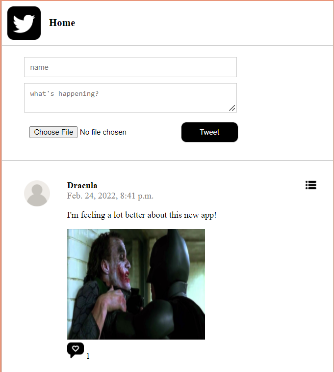GitHub - Slater00/Twitter-Clone
