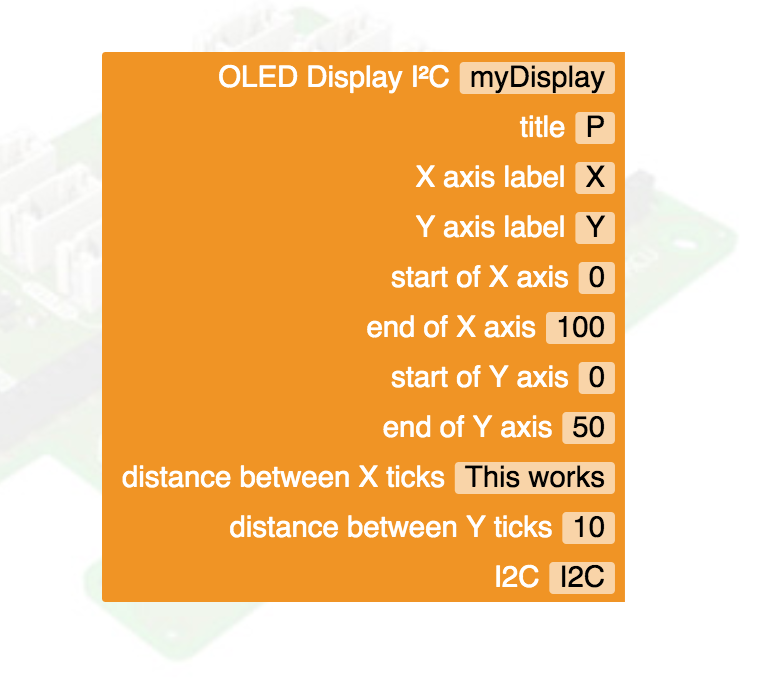 Sensebox: Validation for OLED Display block in Robot Configuration ...