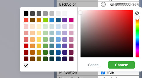 Define and store custom colors, like in VB6 · Issue #748 · twinbasic ...