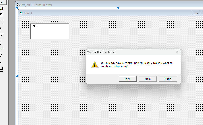 Control arrays; "Do you want to create a control array?" modal message · Issue #1486 · twinbasic ...