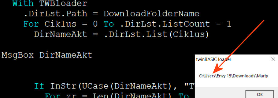 Dirlst · Issue 1618 · Twinbasictwinbasic · Github 