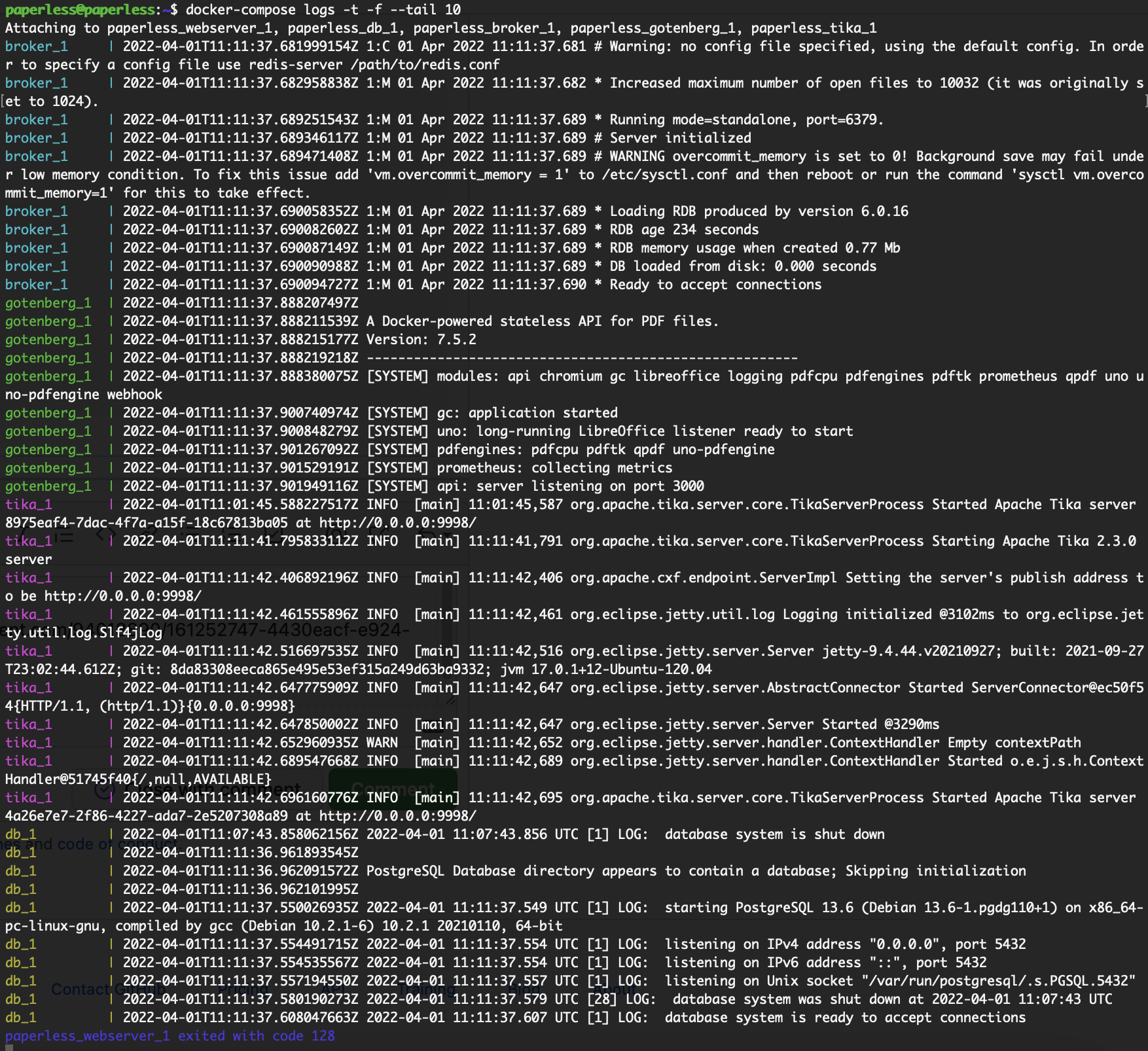 [other] Document Exporter Not Working · Issue 592 · Paperless Ngx Paperless Ngx · Github