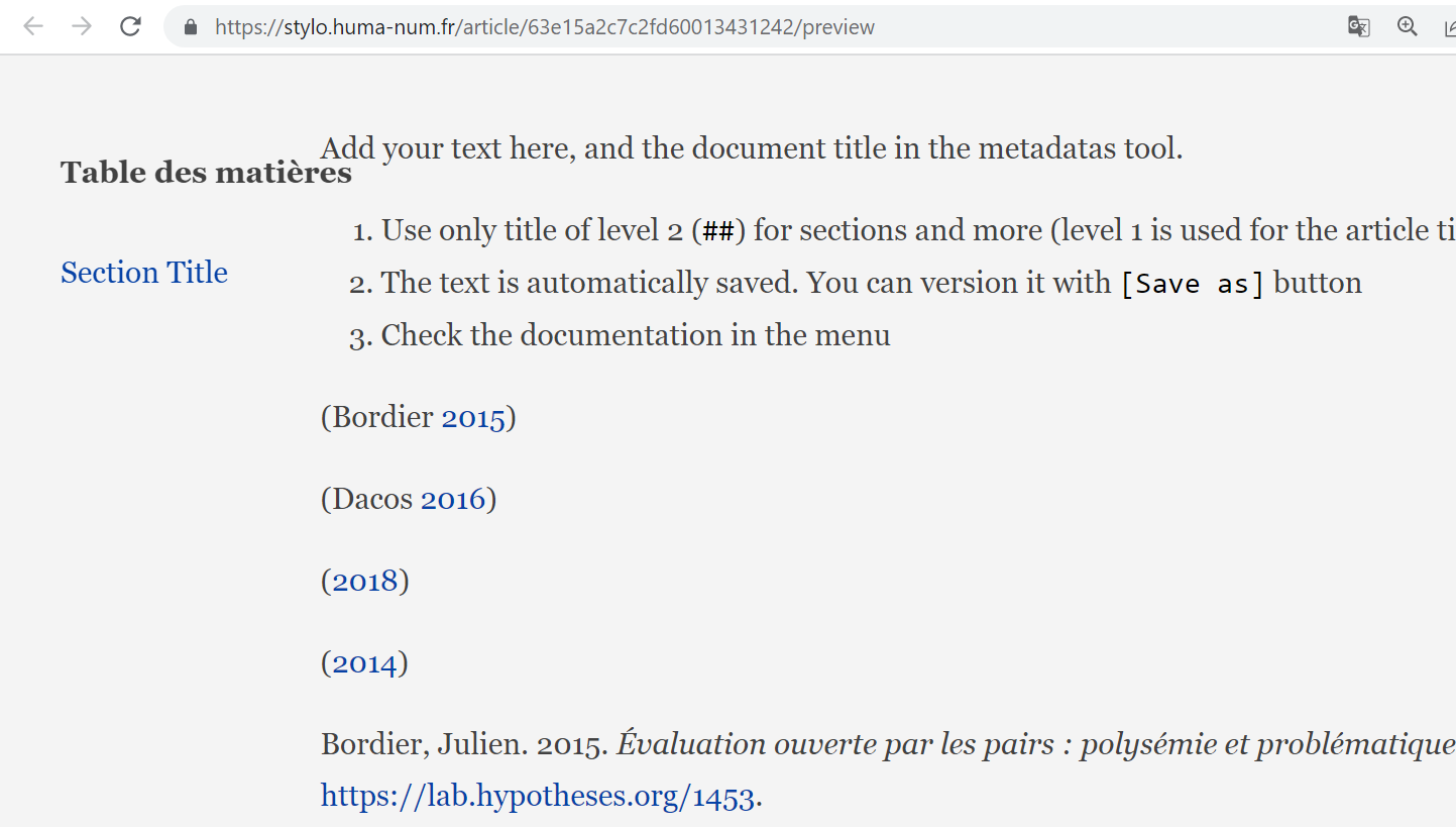 Les clés BibTeX ne sont pas formatées dans la "Preview" · Issue #821 · EcrituresNumeriques/stylo ...