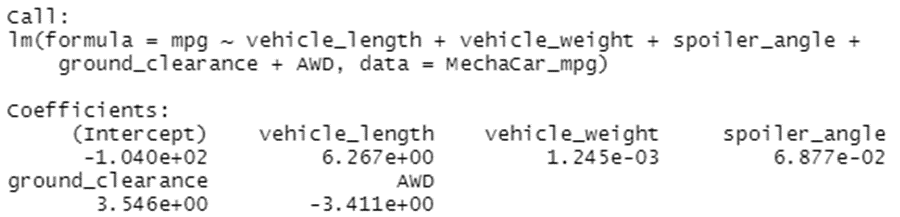 GitHub - kelseymosbarger/MechaCar_Analysis: Module 15