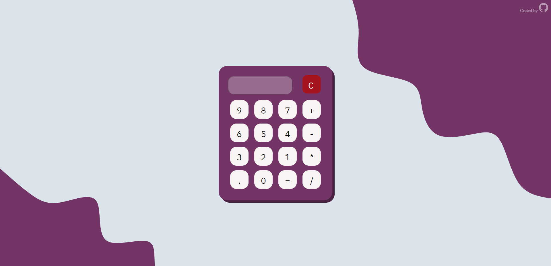GitHub - PatrickDSants/Calculator: Calculator using vanilla javascript.