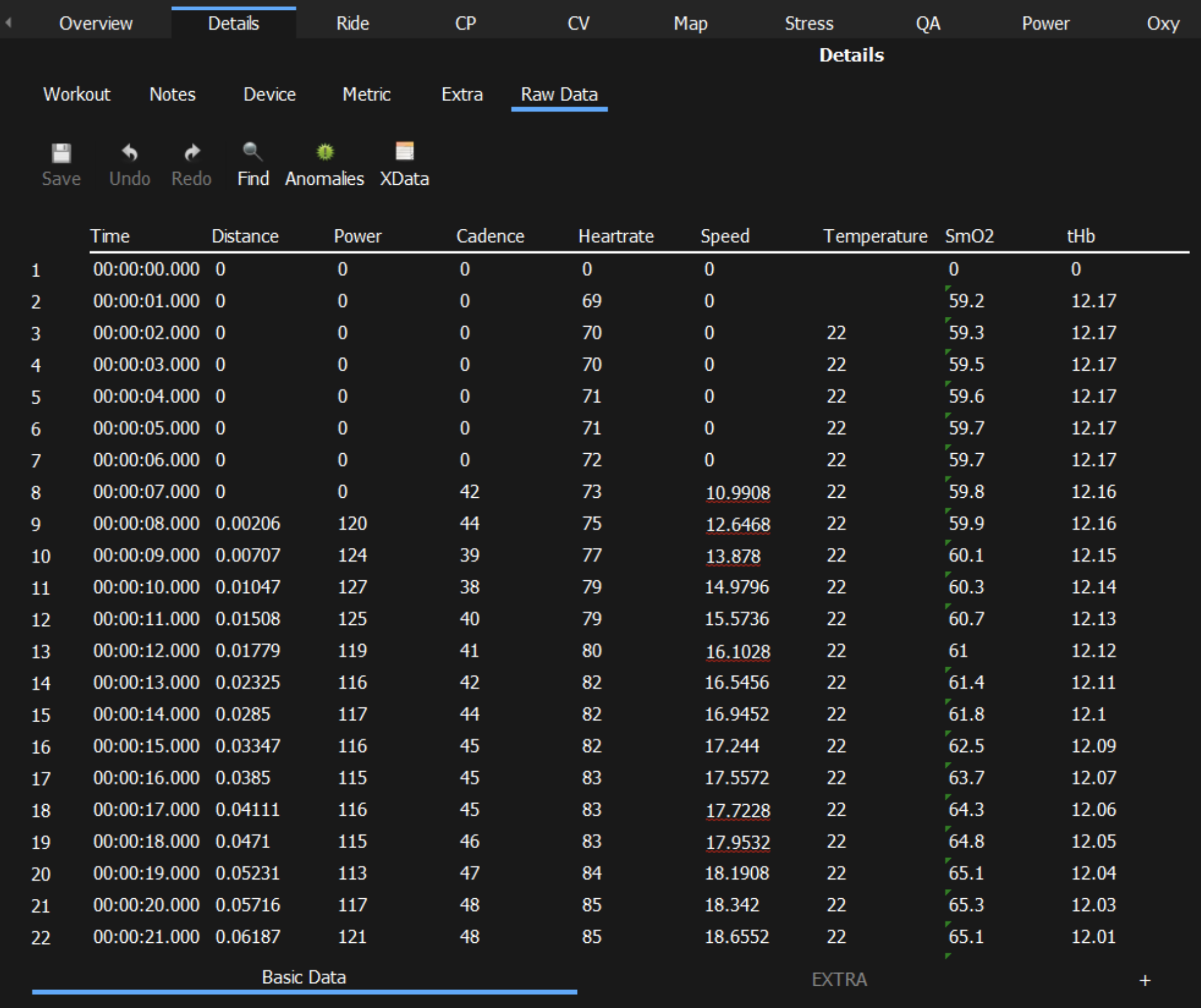 Left/Right Balance Fields missing in Raw Data table · Issue #4067 ...