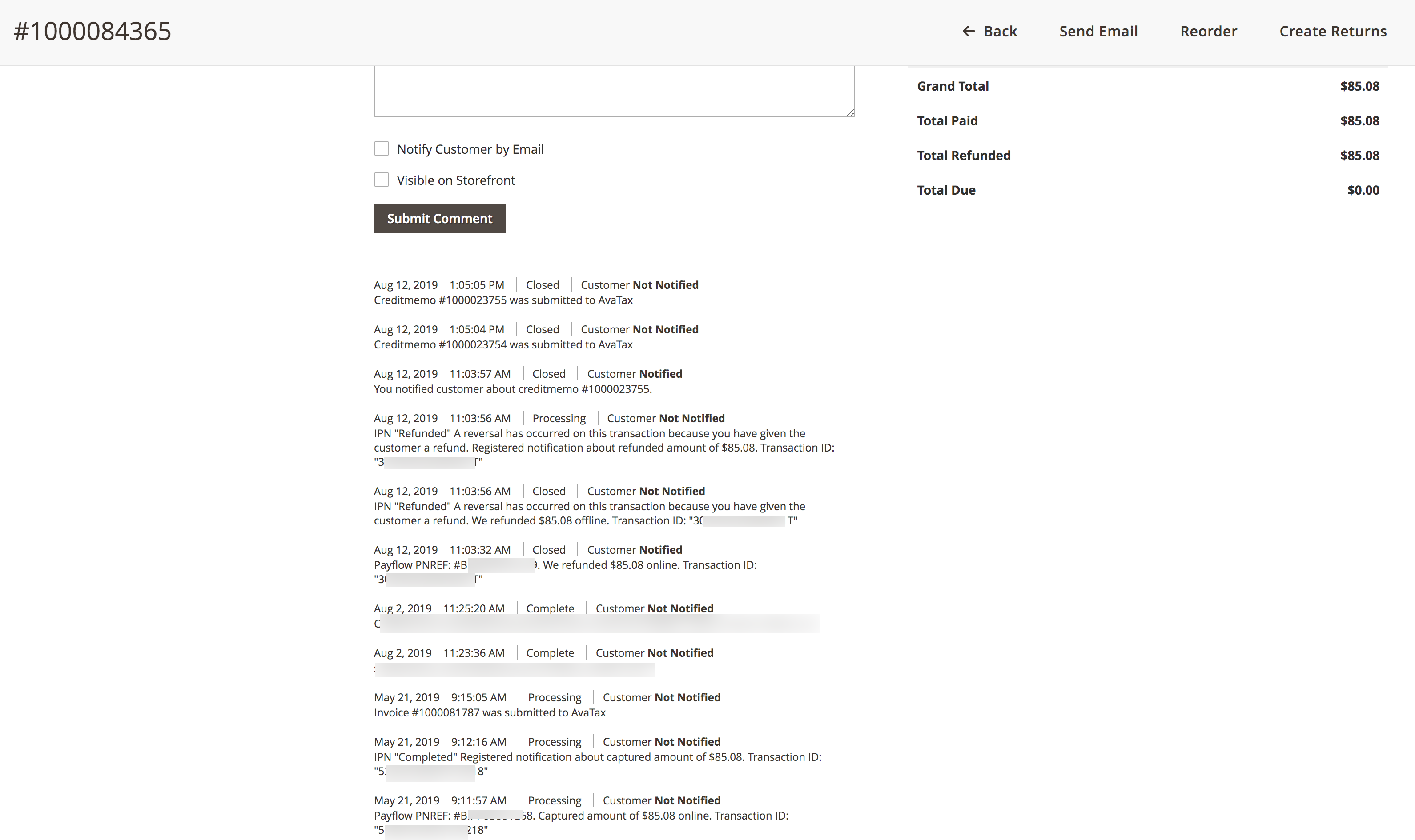 [Paypal Payflow] Credit Memo is duplicated on full refund · Issue #24149 · magento/magento2 · GitHub