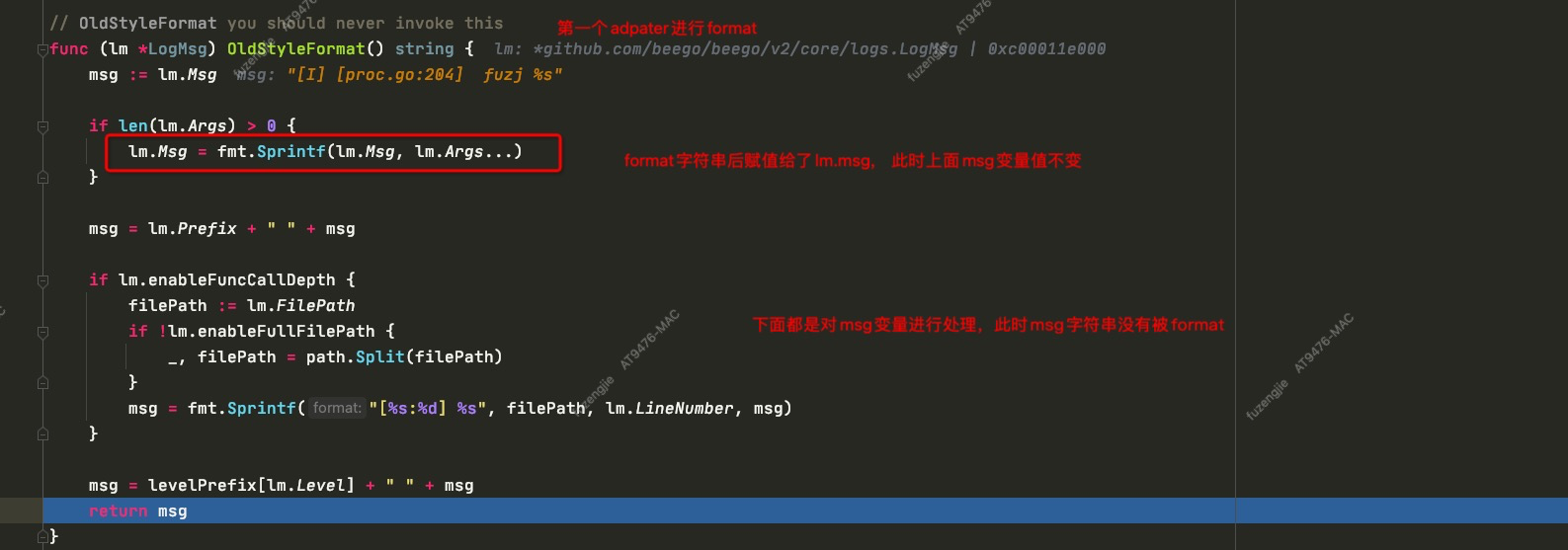 v2.0.1版本下logs模块在多Adapter下，第一个adapter输出没有进行format · Issue #4636 · beego ...