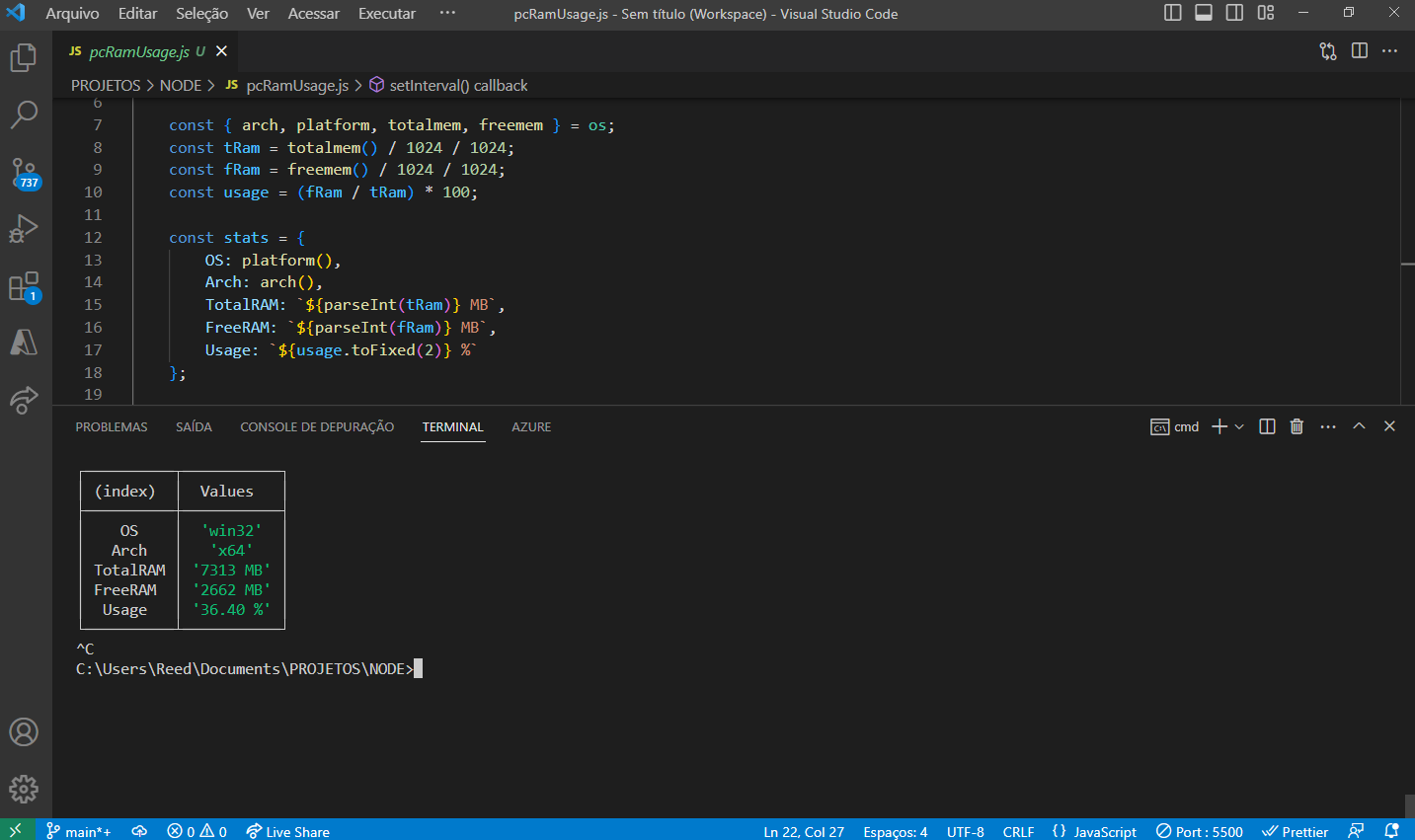 GitHub - Alex-Rodriguess/monitor-pcRam