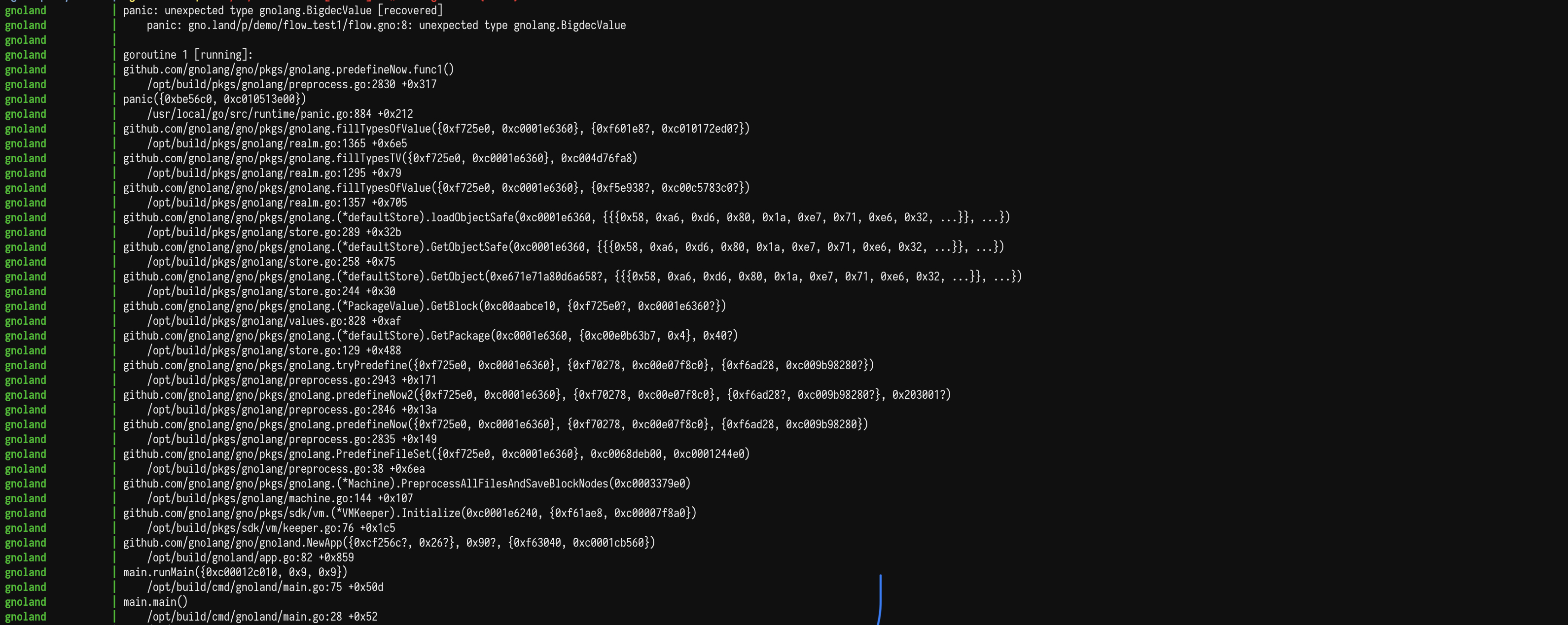 Better exceptions handling · Issue #532 · gnolang/gno · GitHub