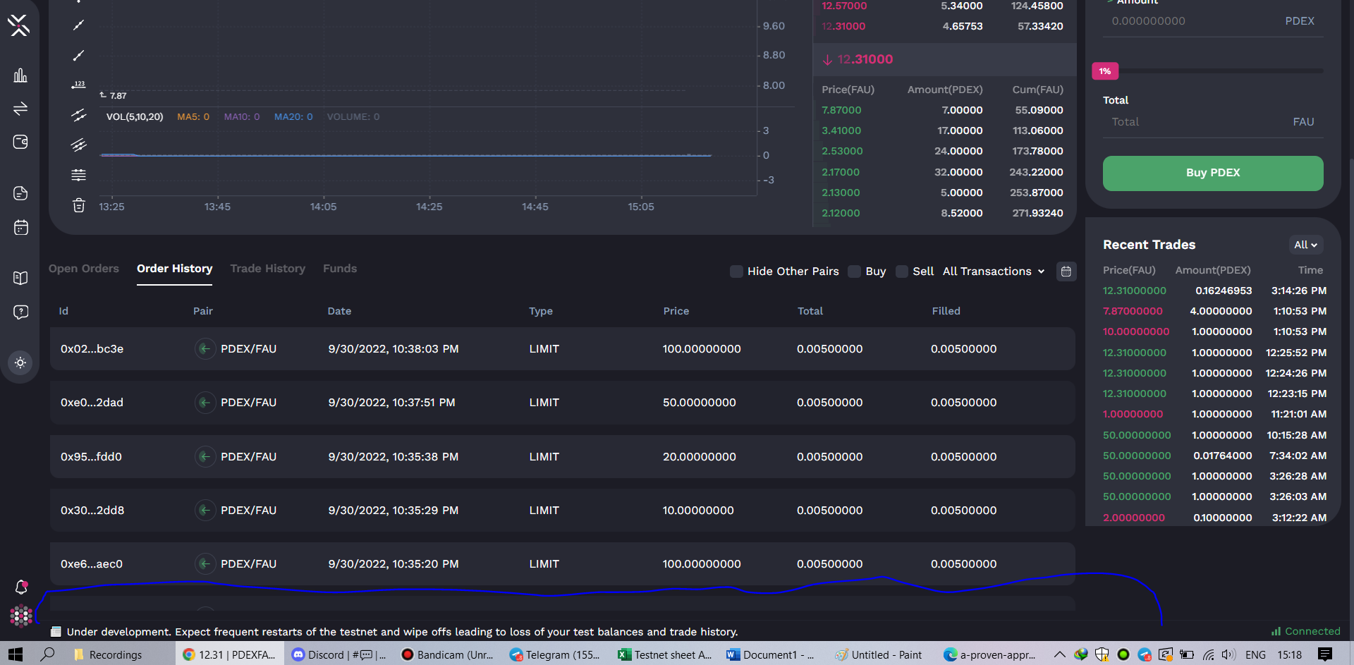 Order History and scroll · Issue #321 · Polkadex-Substrate/Polkadex-Open-Beta · GitHub