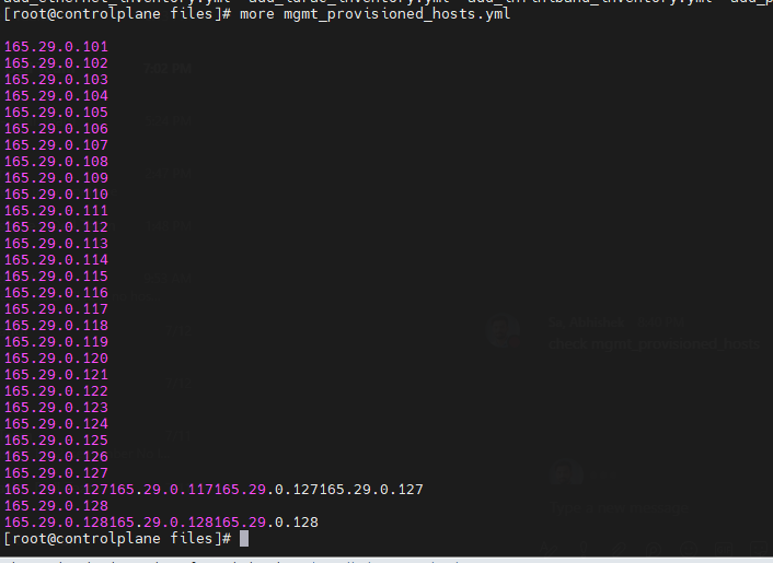 Multiple Ips In The Same Line For Mgmtprovisionedhosts · Issue 1352 · Dellomnia · Github 