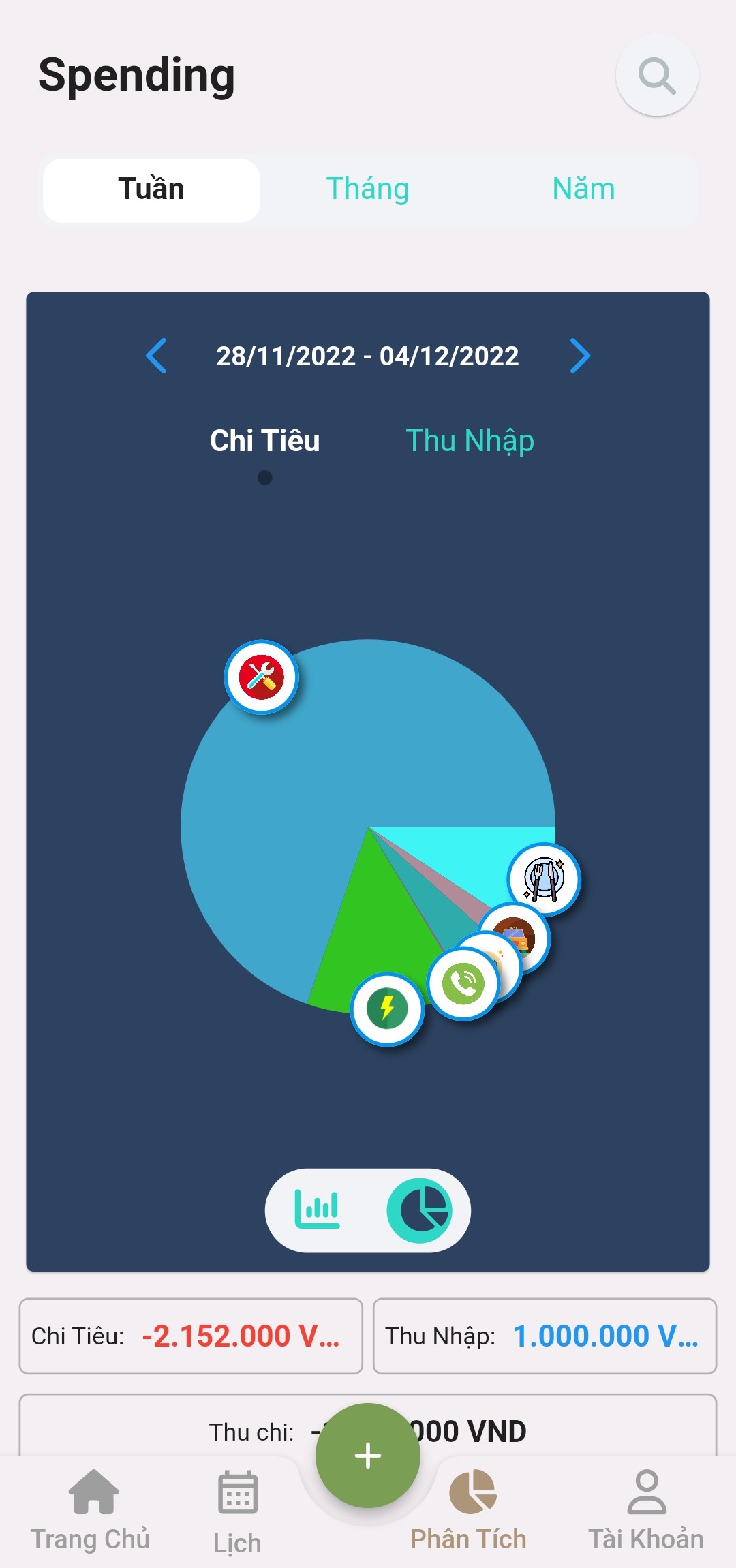 GitHub - ngoctienUIT/SpendingManagement: Ứng dụng quản lý chi tiêu
