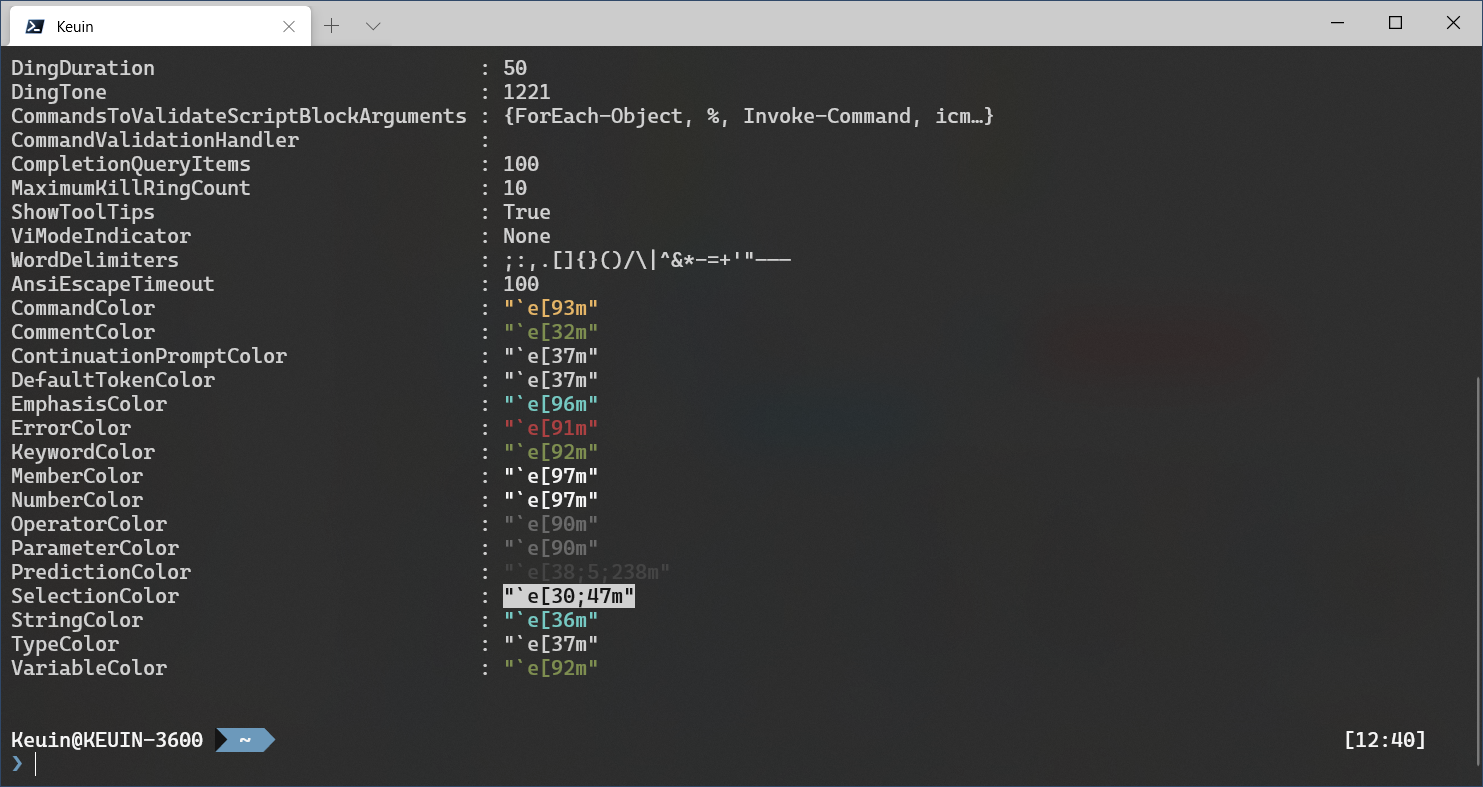 Index out of bounds when Powershell (with Windows Terminal) is completing a command after a ...