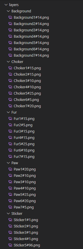 Control occurence of a trait from rarity weight? · Issue #154 · codeSTACKr/create-10k-nft ...