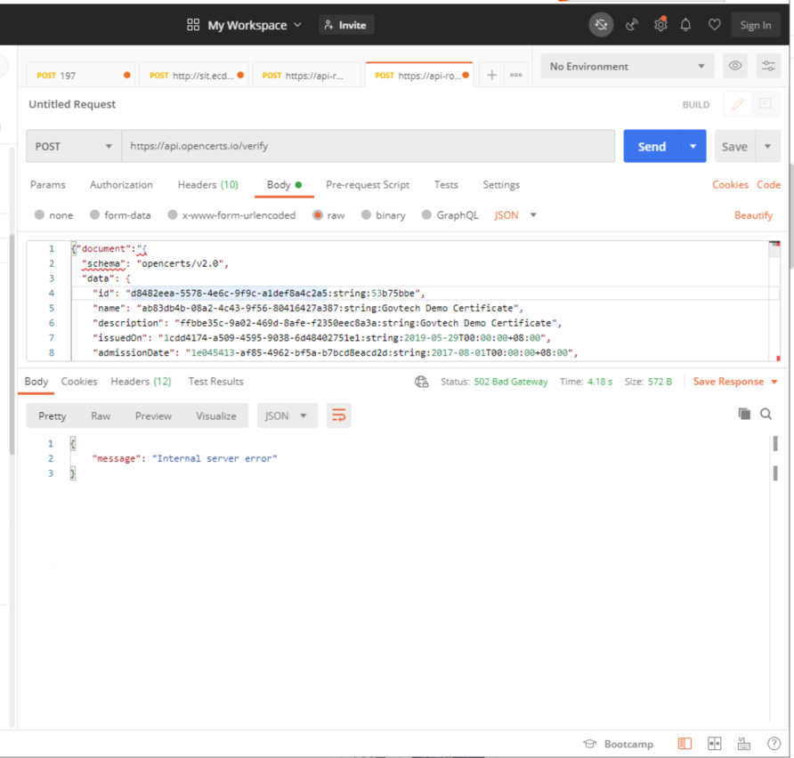 Verify API - Internal Server Error · Issue #88 · OpenCerts/opencerts-functions · GitHub