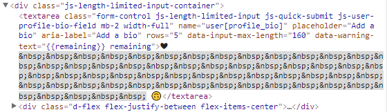 Does it still work? · Issue #2 · ewfian/How-to-create-newline-in-Github-Bio · GitHub