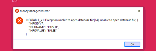 Error opening database · Issue #3990 · moneymanagerex/moneymanagerex · GitHub
