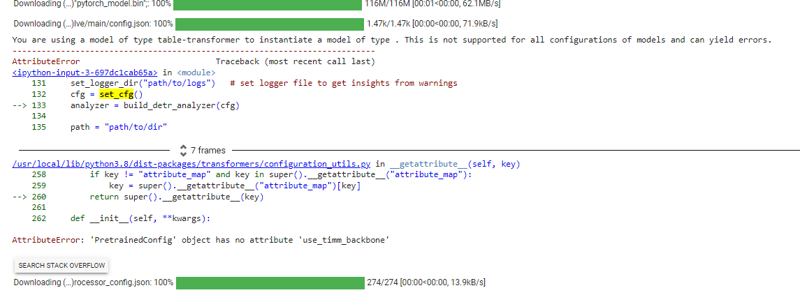 Script For Pipeline With Structure Recognition Using Table Transformer Available Here