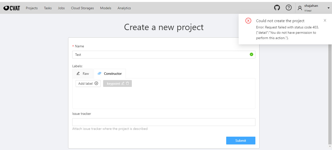 I can't assign task to annotators in CVAT, Why it's so? · Issue #4313 · cvat-ai/cvat · GitHub