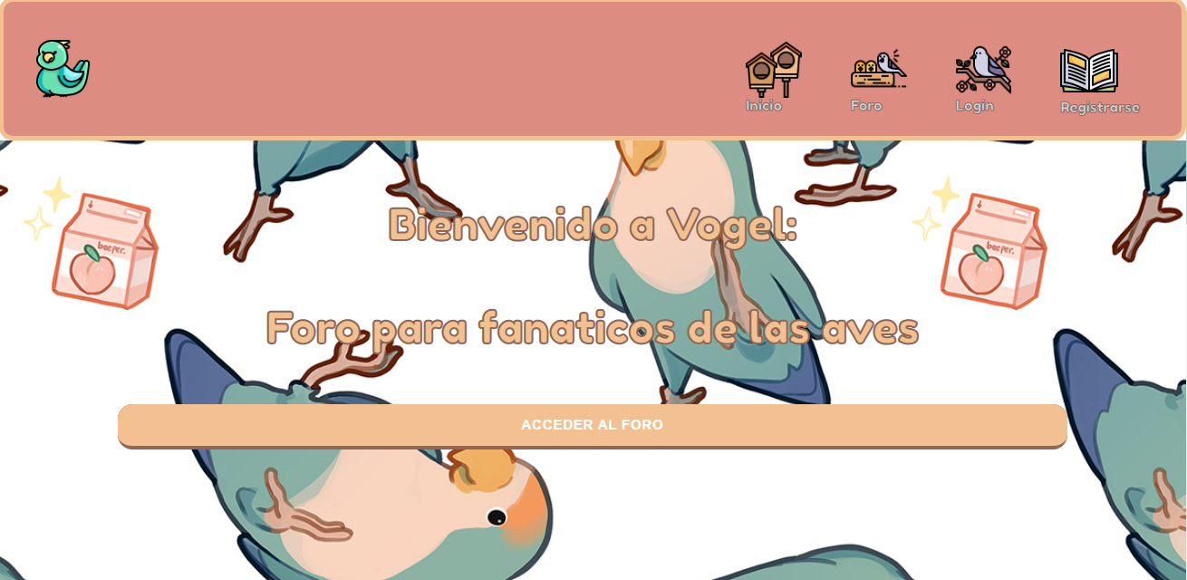 GitHub - Fyo355/Vogel: Foro con temática de Aves - Laravel | Bird themed forum - Laravel