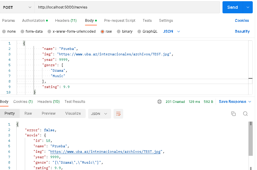 GitHub - Fyo355/Movies-API: API Con filtros de busqueda - Login con Roles - CRUD para usuarios y ...