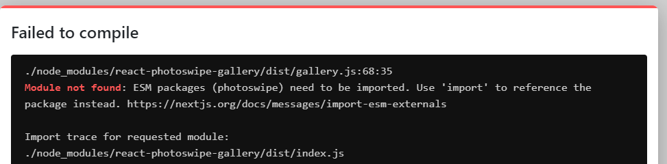 Next JS support · Issue #786 · dromru/react-photoswipe-gallery · GitHub