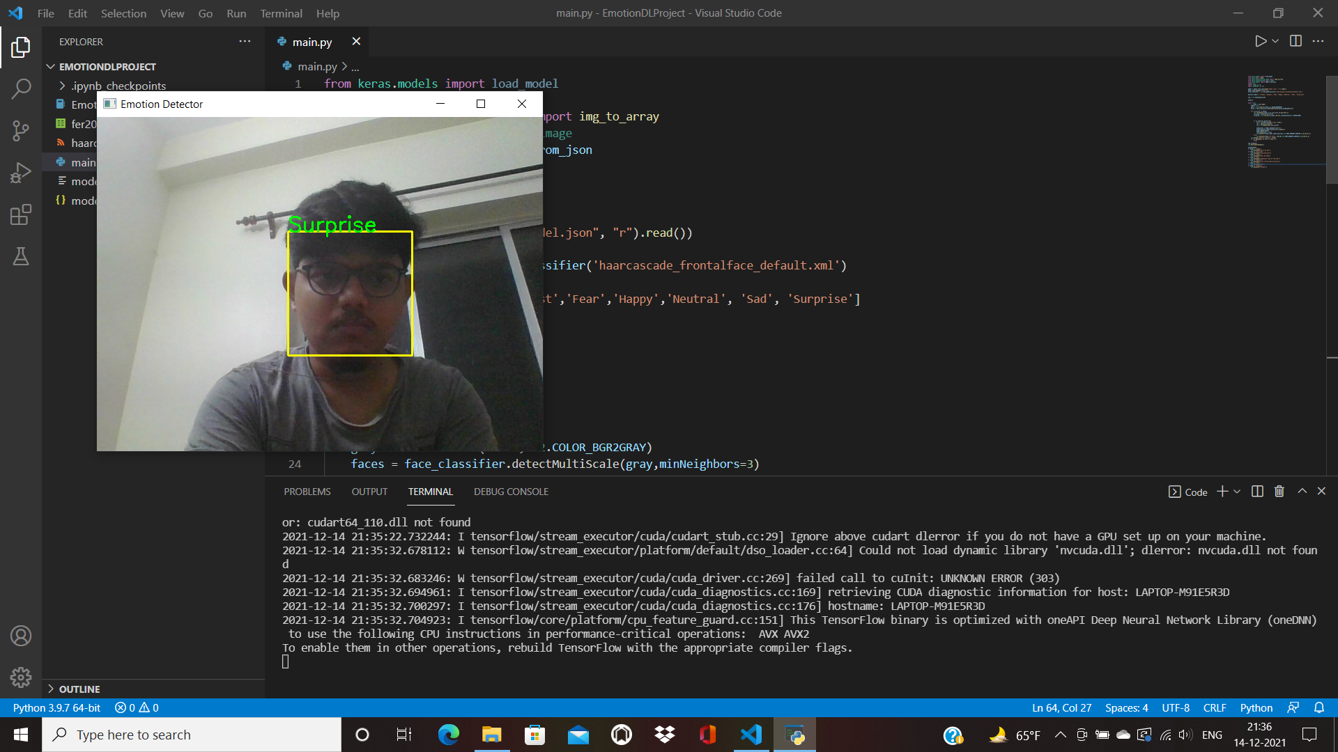 GitHub - AyushRoy2001/Music-Player-using-Emotion-detection