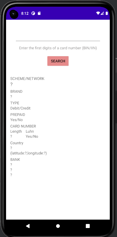 GitHub - andreising/BINInfoApp