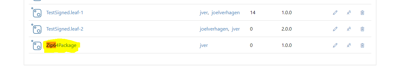 Package that failed validation is visible under "Published Packages" heading · Issue #5375 ...