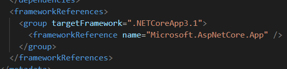 NuGet Package Manager UI doesn't render "framework references" as dependencies. · Issue #9119 ...