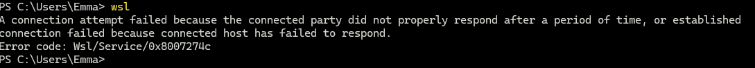 Wsl2 2010 Cannot Start · Issue 10545 · Microsoftwsl · Github 