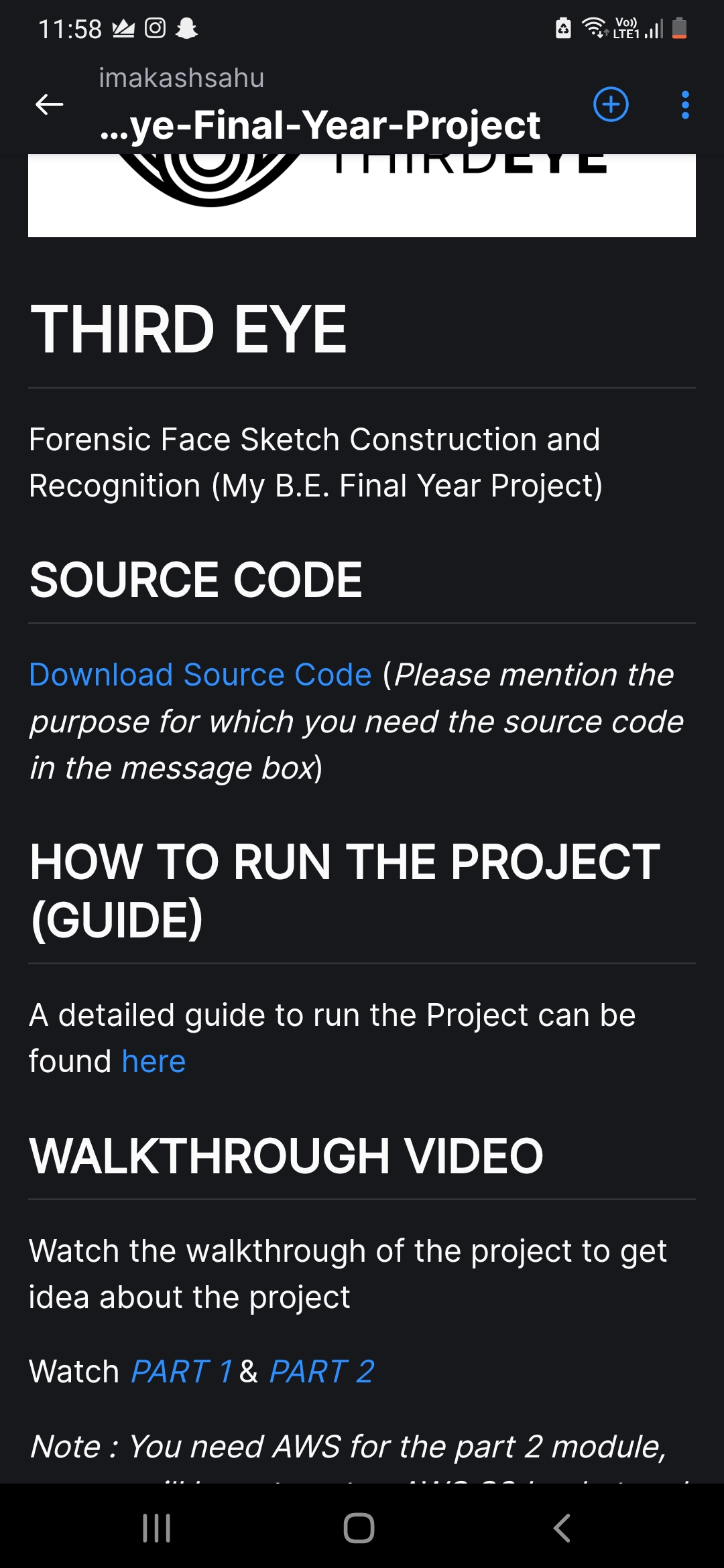Need CODE For Third Eye project · Issue #2 · imakashsahu/Third-Eye-Final-Year-Project · GitHub