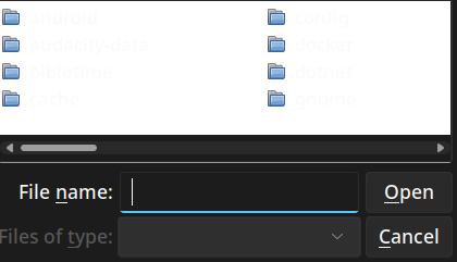 File selection box unreadable on X11 with dark ttk theme · Issue #104 ...
