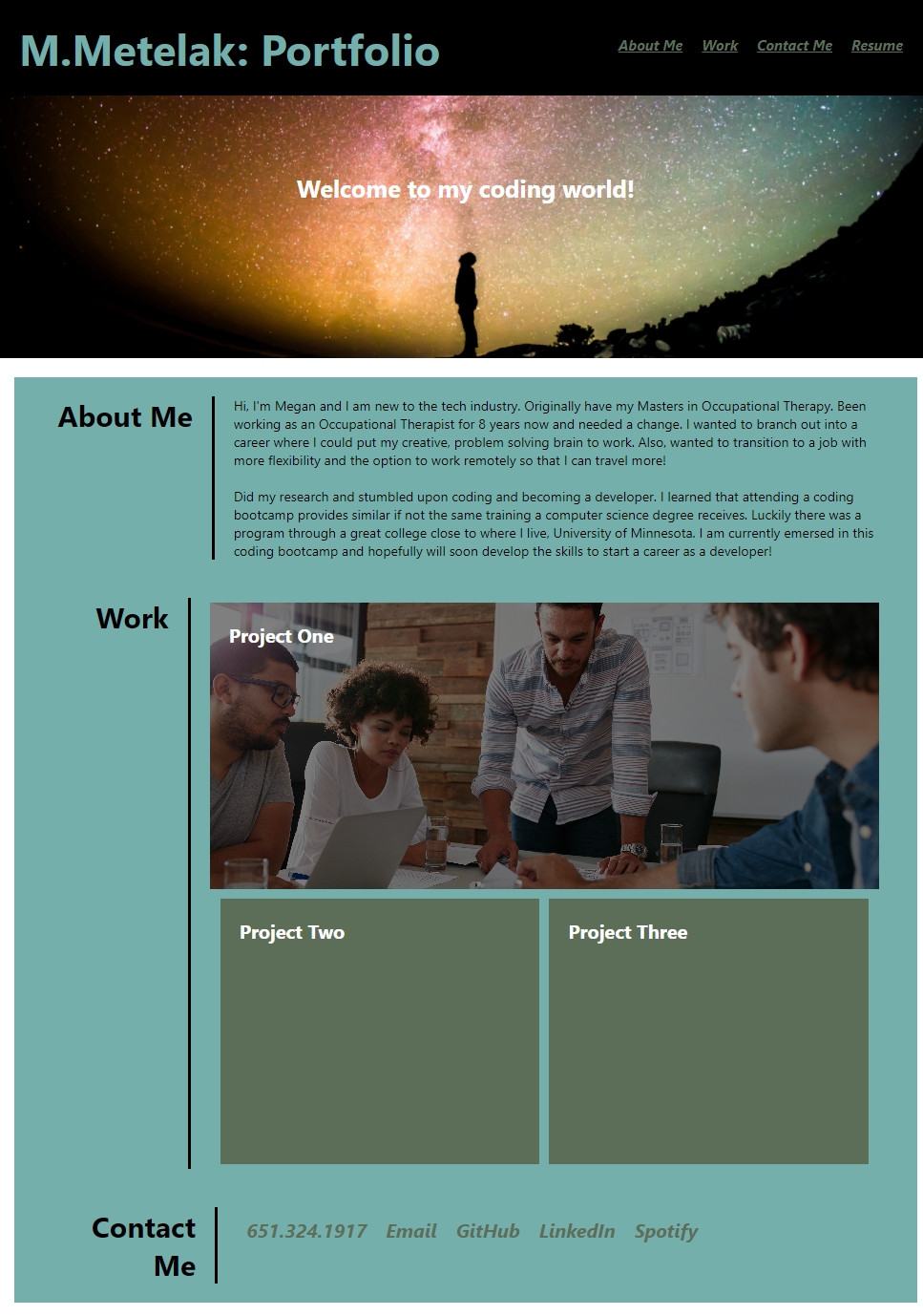 GitHub - Metelak/portfolio: Deployed portfolio of work samples for ...