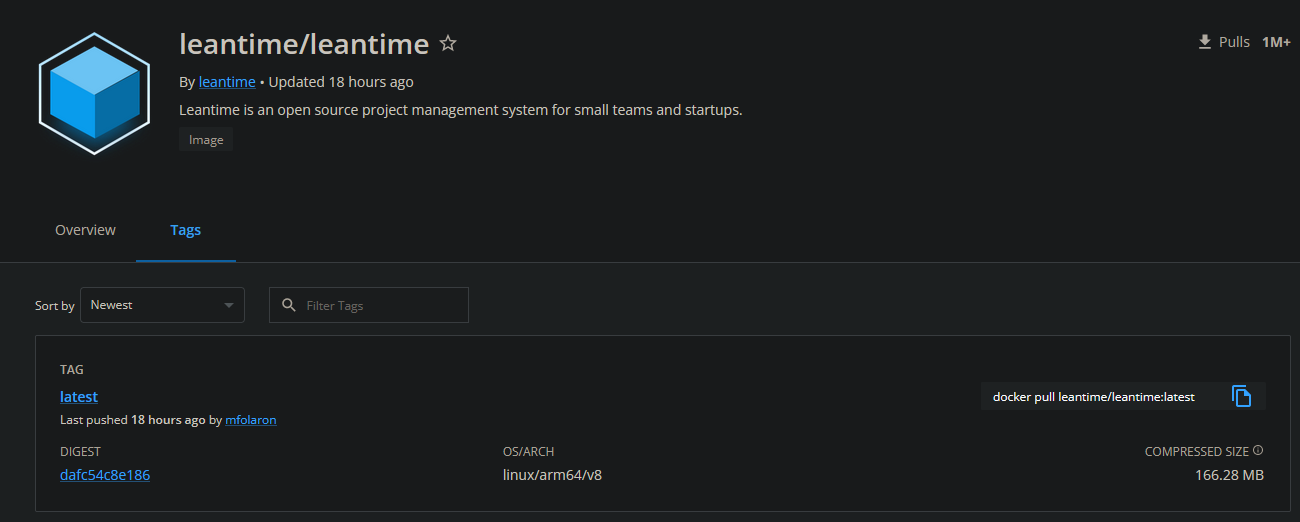 Docker Image Lastest Exec Error · Issue 928 · Leantimeleantime · Github 