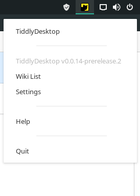 "TiddlyDesktop" Tray entry doesn't work · Issue #188 · TiddlyWiki/TiddlyDesktop · GitHub