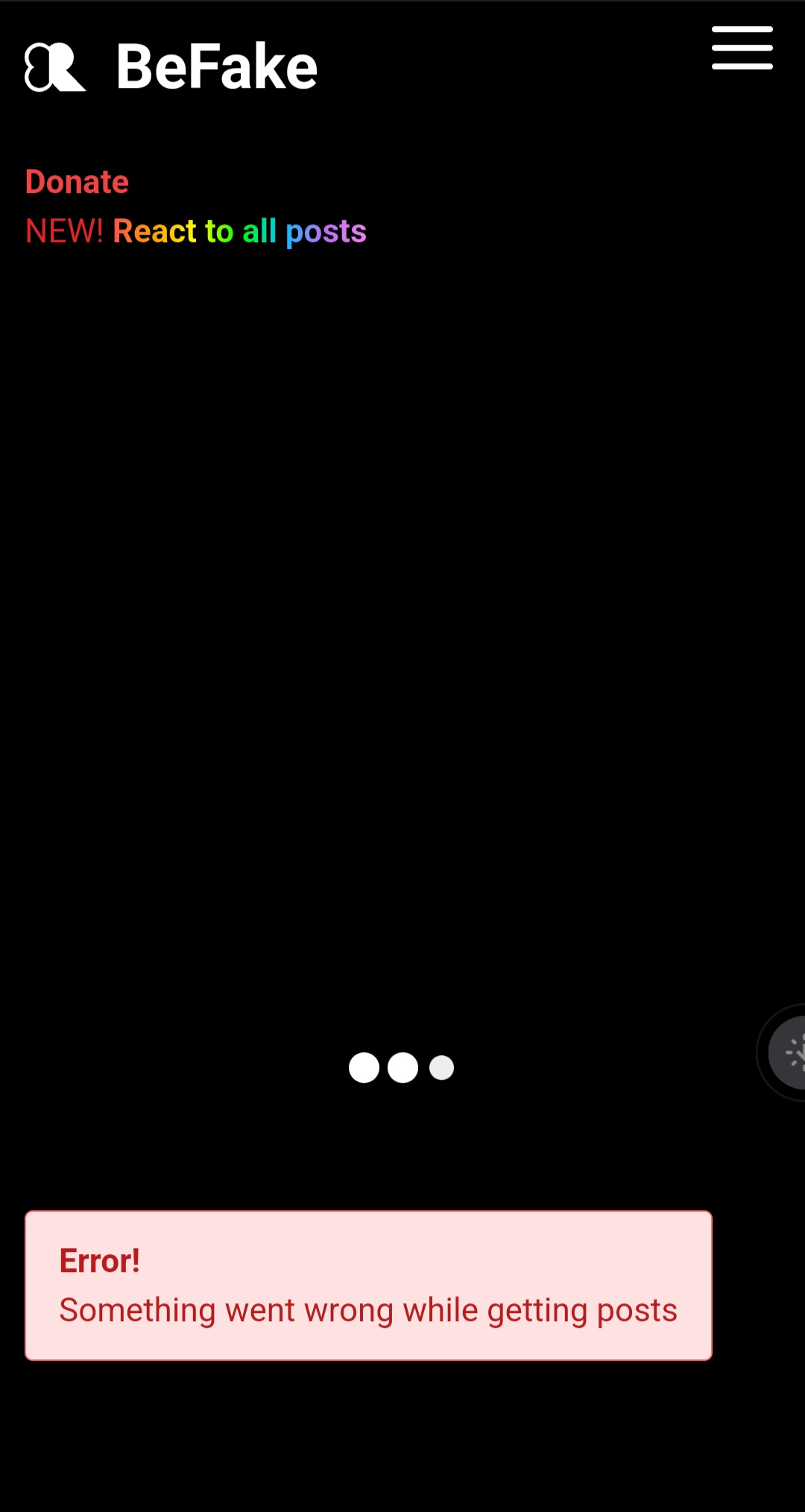 Error · Issue #93 · rvaidun/befake · GitHub