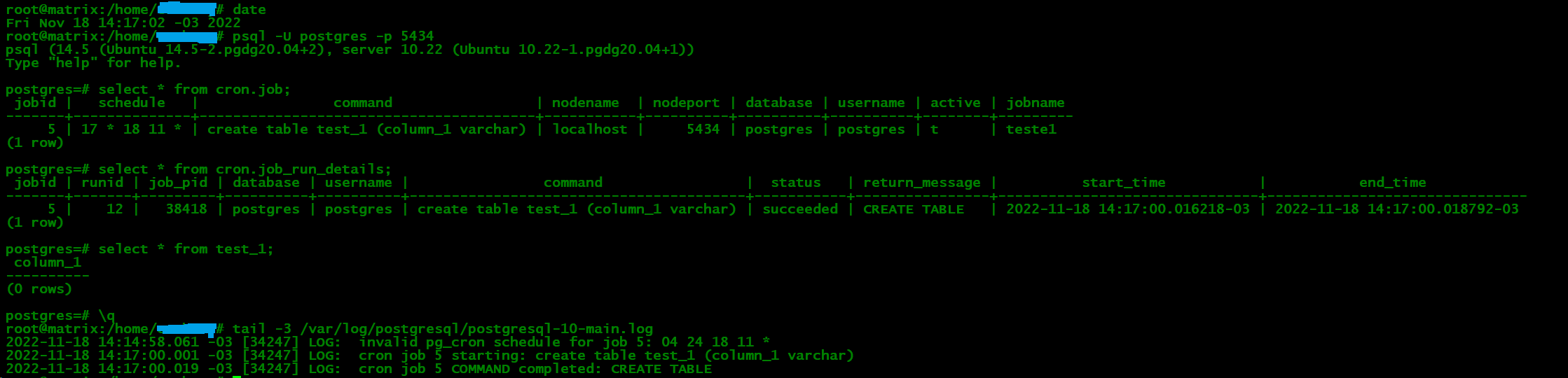 When Hour Field Is Set Then Rule Does Not Run · Issue 216 · Citusdata Pg Cron · Github