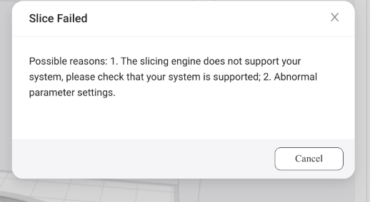 Bug: slicing failed on Linux (Luban v4.5.x) · Issue #1900 · Snapmaker/Luban · GitHub