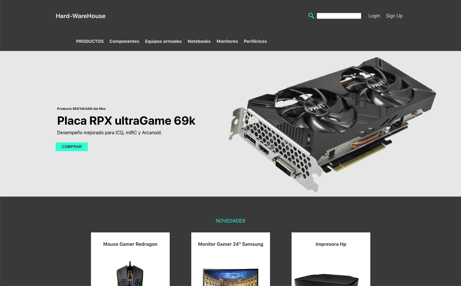 GitHub - emisasal/HardWarehouse: Proyecto E-Commerce.