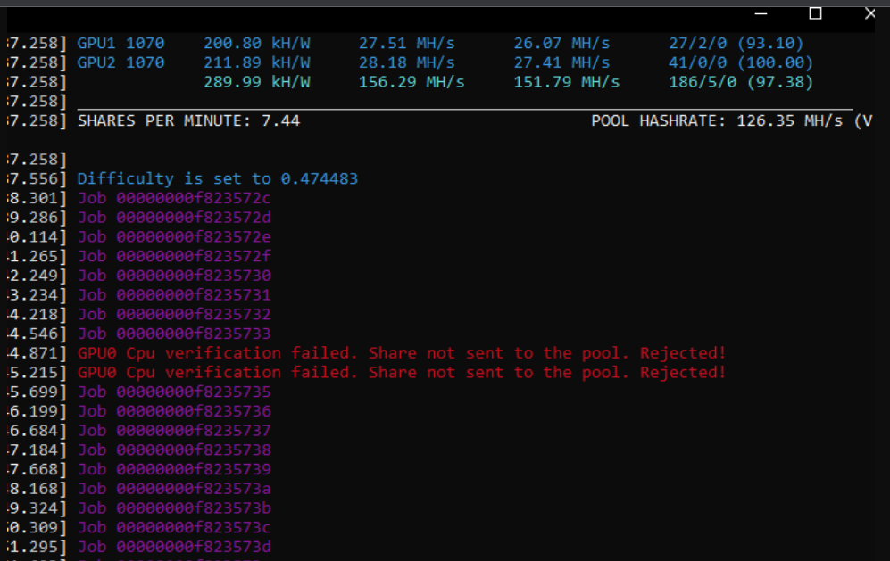 Solo Mining ETH is interrupted / · Issue #126 · sp-hash/TeamBlackMiner · GitHub