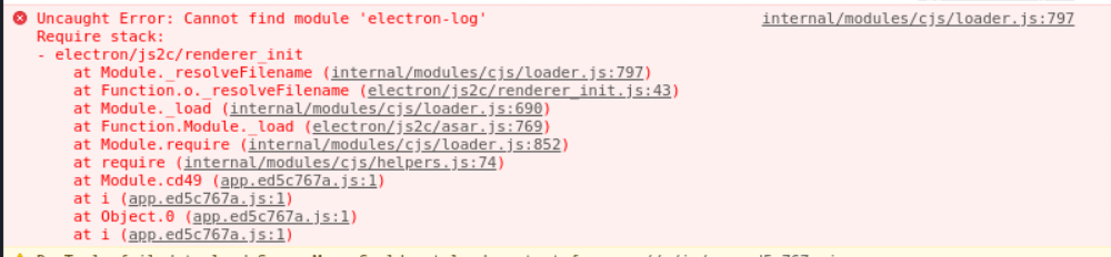 Doesn't work with electron-log · Issue #1166 · nklayman/vue-cli-plugin-electron-builder · GitHub